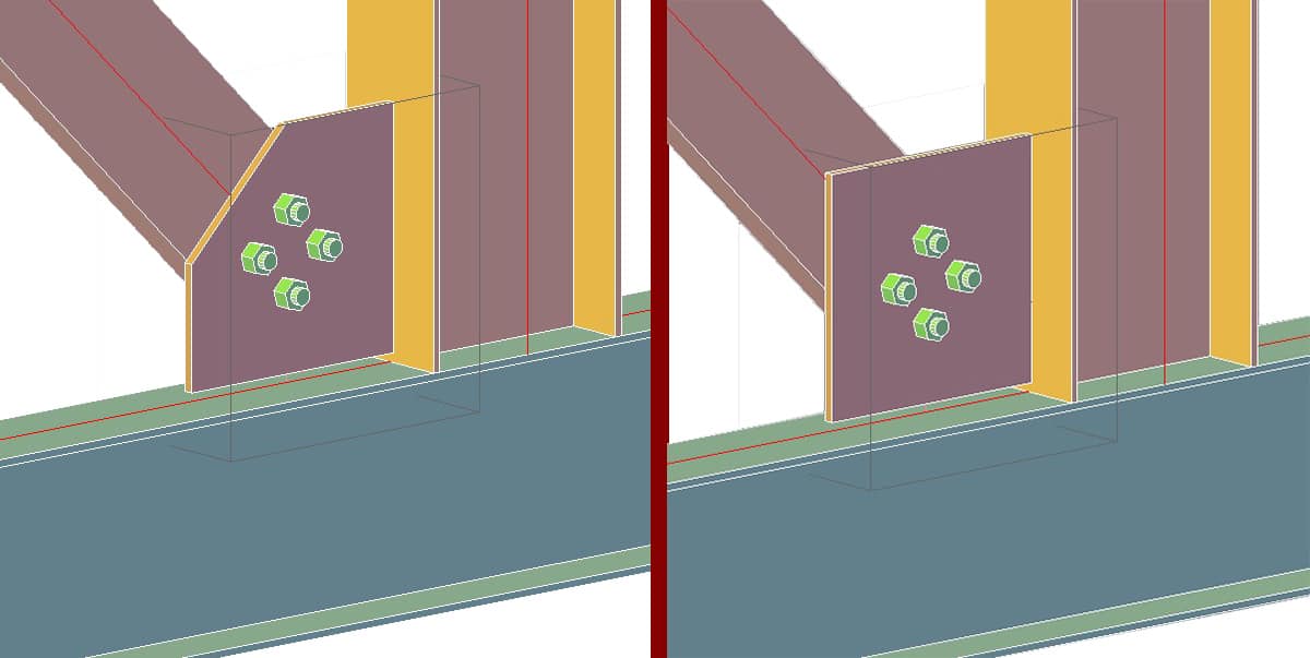 All About Gusset Plate in Advance Steel – Go Measure 4 me in 3D