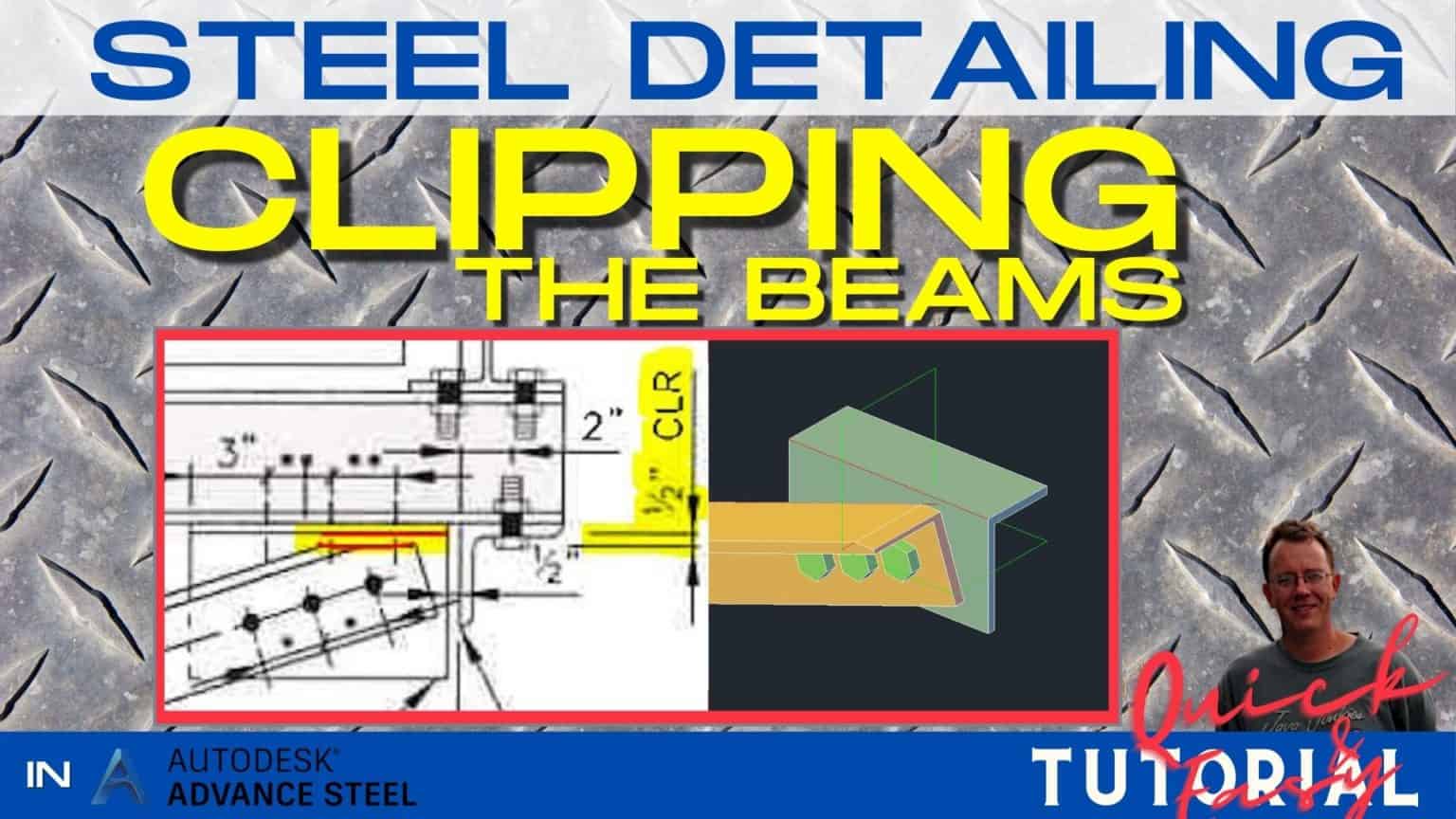 11 Clipping The Beam – Advance Steel Mini Tutorial – Go Measure 4 me in 3D