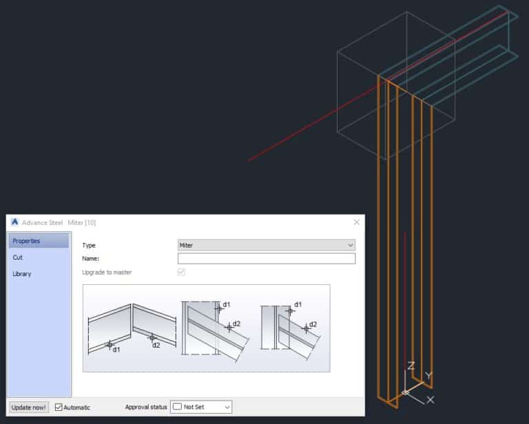 How To Extend A Beam In Advance Steel – Go Measure 4 me in 3D