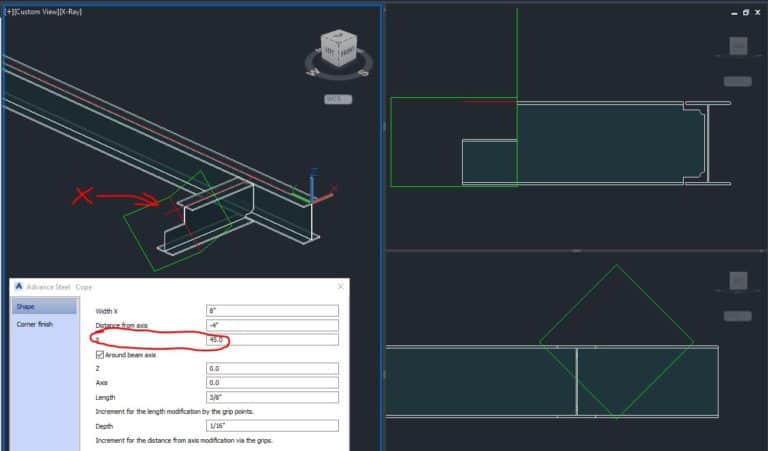 Everything About Cope in Advance Steel – Go Measure 4 me in 3D
