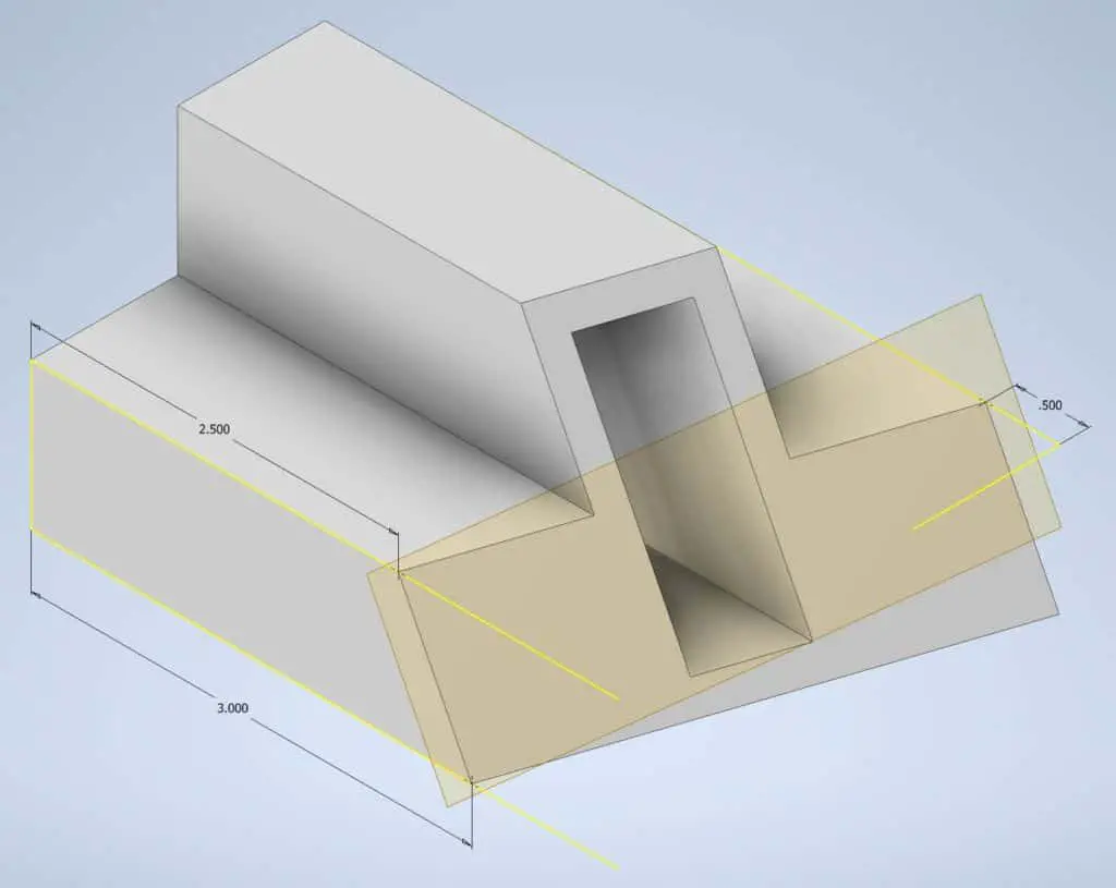 Autodesk Inventor Lesson 11 Advanced Work Planes Procedures Go Measure 4 Me In 3d