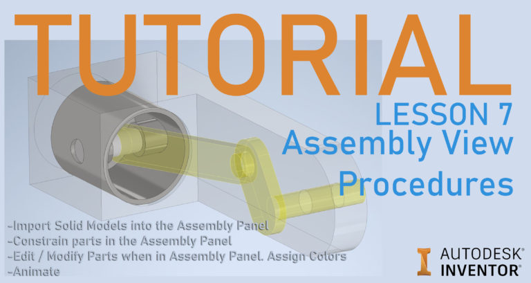 Autodesk Inventor Lesson 7 – Assembly View Procedures – Go Measure 4 me ...