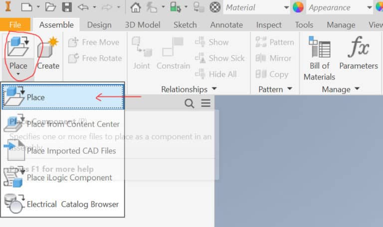 Autodesk Inventor Lesson 7 Assembly View Procedures Go Measure 4 Me In 3d