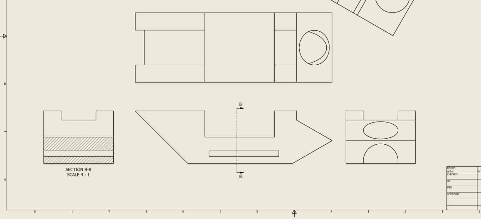 Autodesk Inventor Lesson 4 Advanced Detail Drawing Procedures Go Measure 4 Me In 3d
